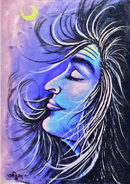Shiva – Original Print Poster – A3 - Ankita Drawss